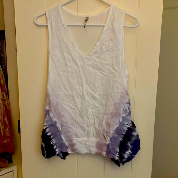 XCVI | Tops | Xcvi Tomaso Linen Tank In Prismatic Jewel | Poshmark